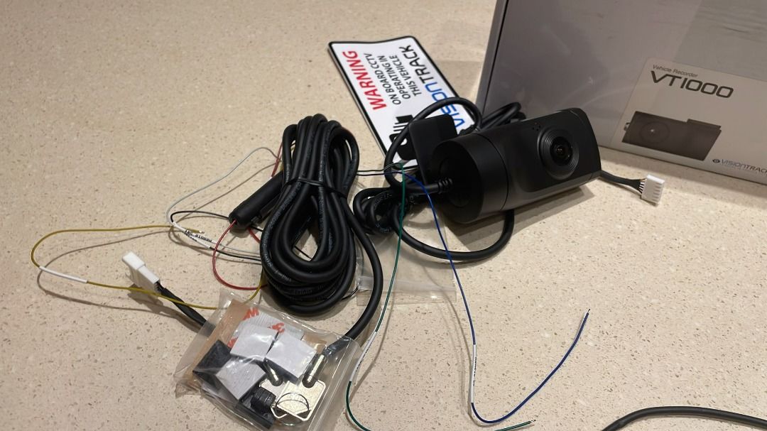 040) VISION TRACK VT1000 FLEET DASH CAM GPS 1080P HD COMMERCIAL CAMERA ...