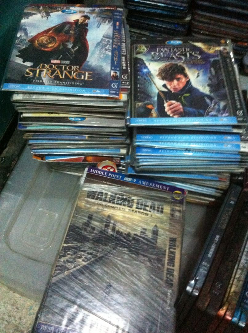 1000 DVDs and 500 used CDs on Carousell