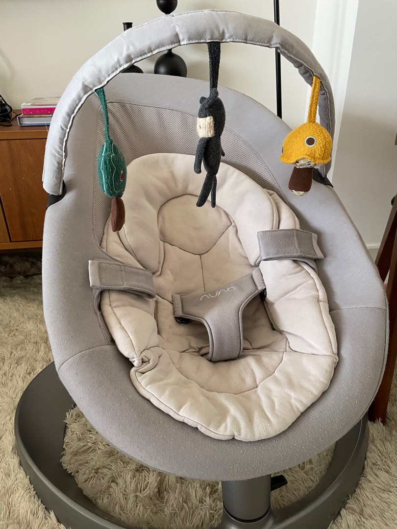 100% Authentic Nuna leaf granite baby rocker, Babies & Kids, Baby ...