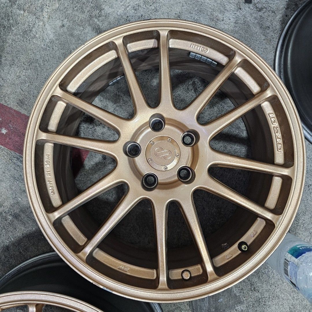 18" Enkei GTC01 Rims, Car Accessories, Tyres & Rims on Carousell