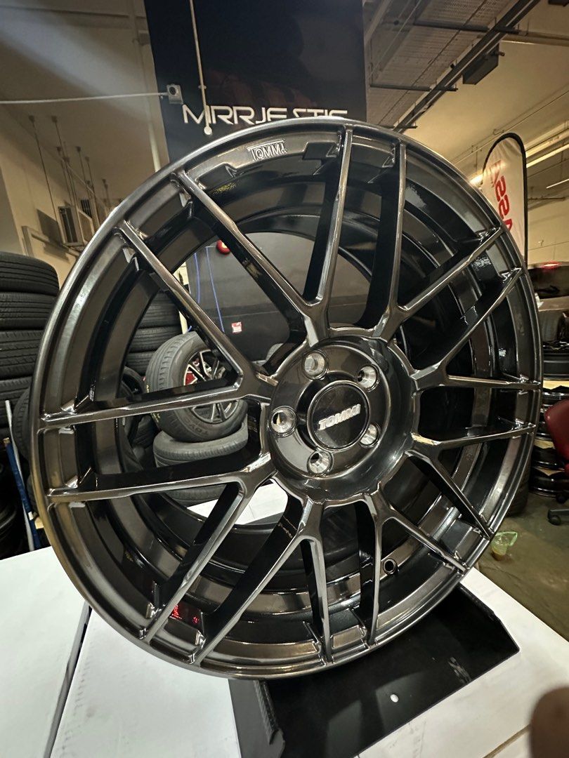 18 TOMMI RIM ONE SET, Car Accessories, Tyres & Rims on Carousell
