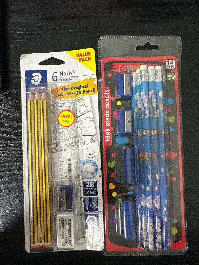 2B and HB pencil value pack, Hobbies & Toys, Stationery & Craft ...