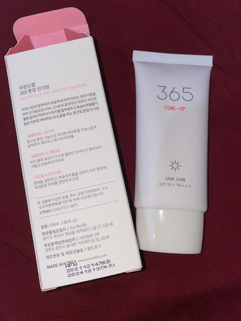 365 Tone Up Sunblock/Sunscreen, Beauty & Personal Care, Face, Face Care ...
