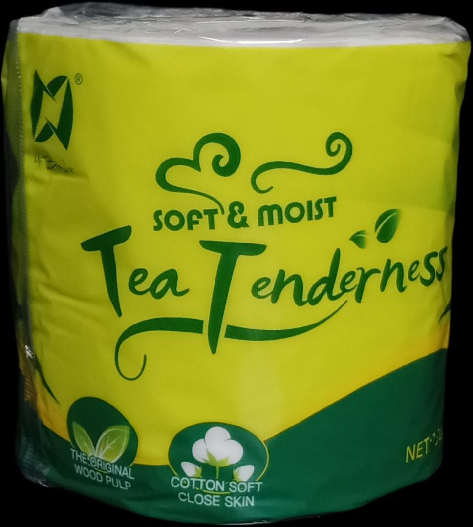 4 Ply Toilet Paper Roll Mr. Bamboo Tea Tenderness 130g 480 sheets ...