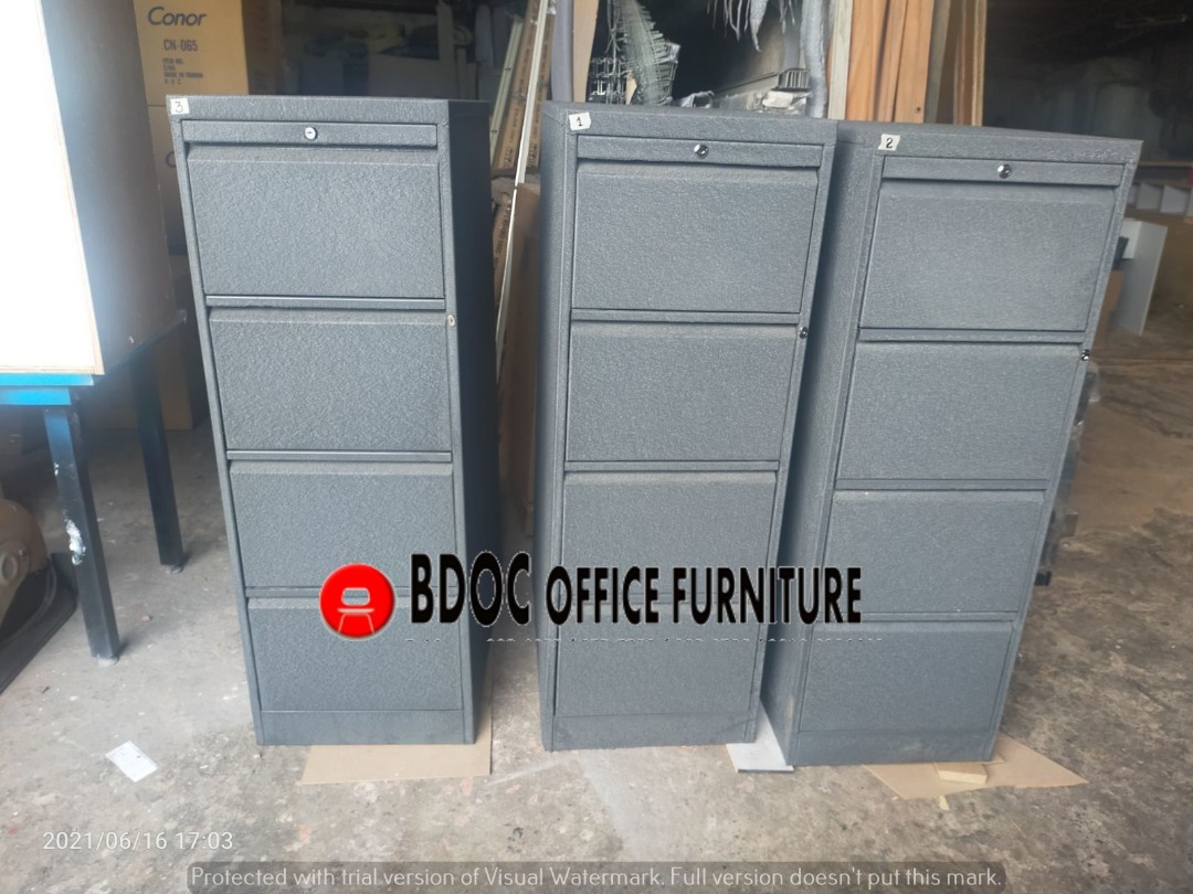 ⭐⭐4-Layer Vertical Cabinet with Vault | Office Vault | Office Furniture ...