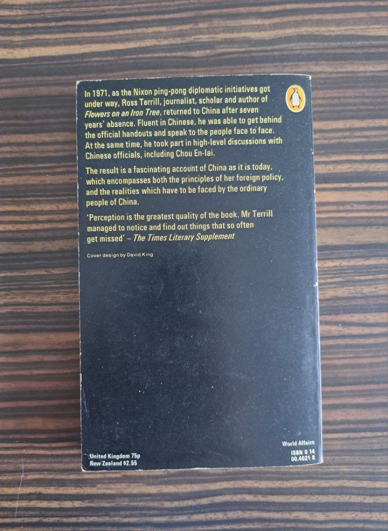 800,000,000 The Real China by Ross Terrill, Hobbies & Toys, Books ...