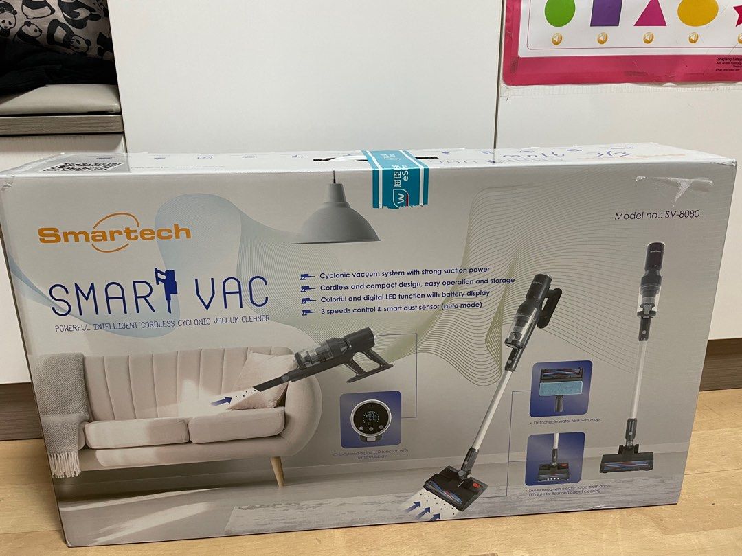 吸塵機 全新 Smartech SV-8080, 家庭電器, 吸塵機 ＆ 家居清潔電器 - Carousell