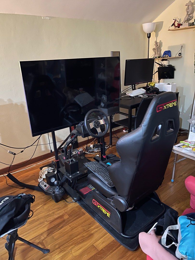 [ Free G27 ] Logitech G27 Racing Simulator, Video Gaming, Gaming ...