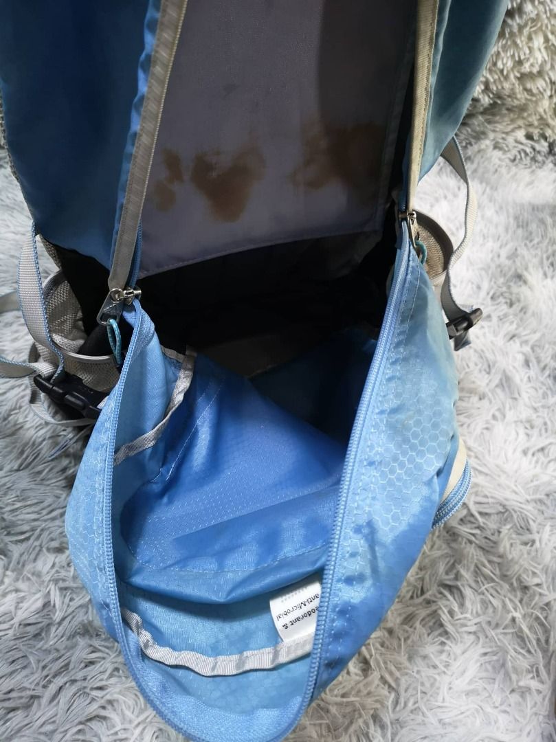 Adidas Light Blue Nylon Backpack on Carousell