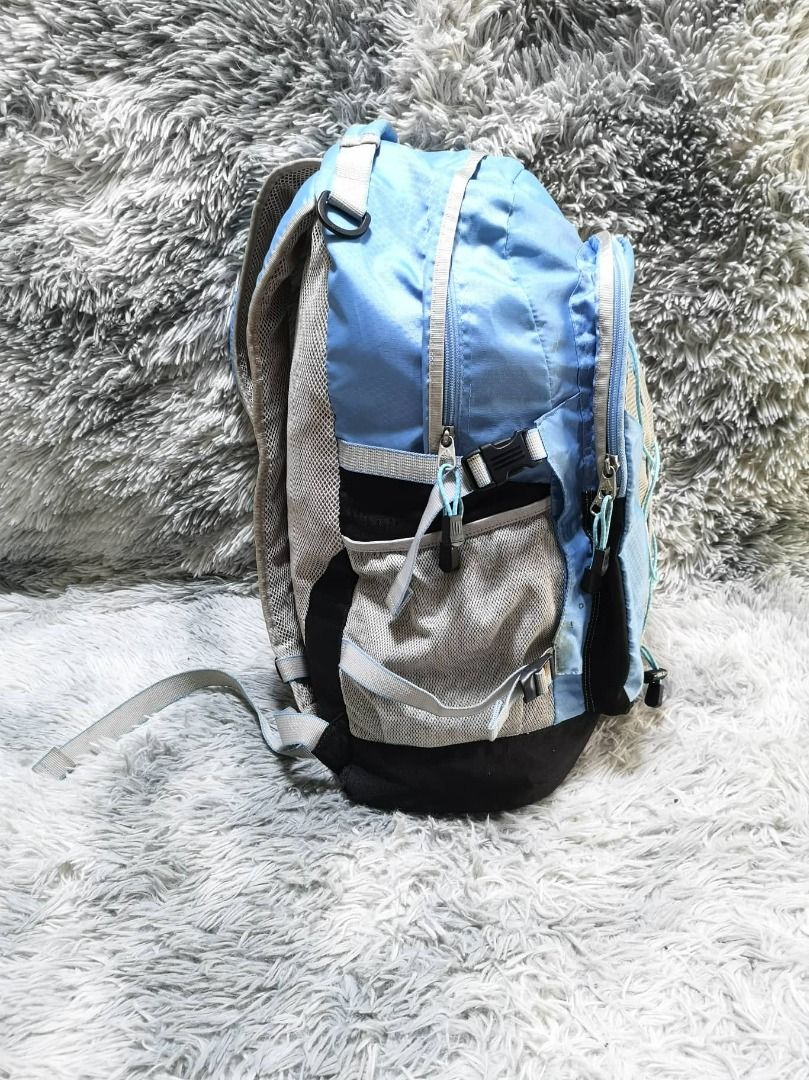 Adidas Light Blue Nylon Backpack on Carousell