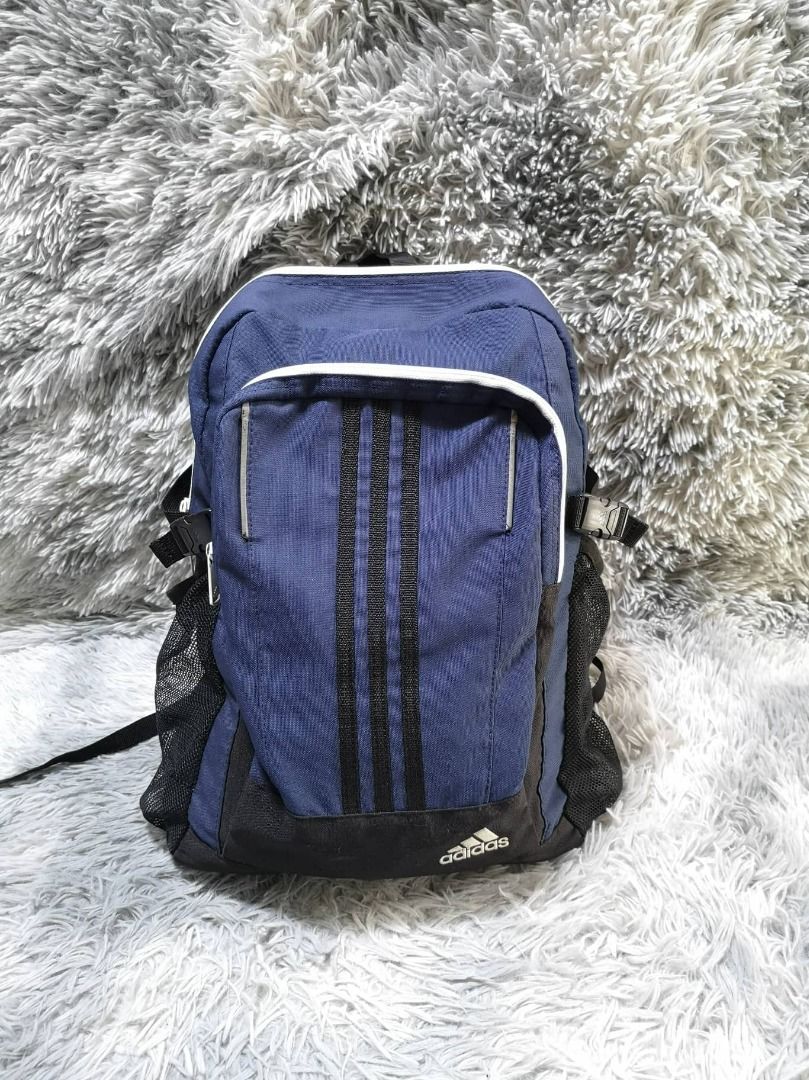 Adidas Navy Blue & Black Backpack Bag, Men's Fashion, Bags, Backpacks ...
