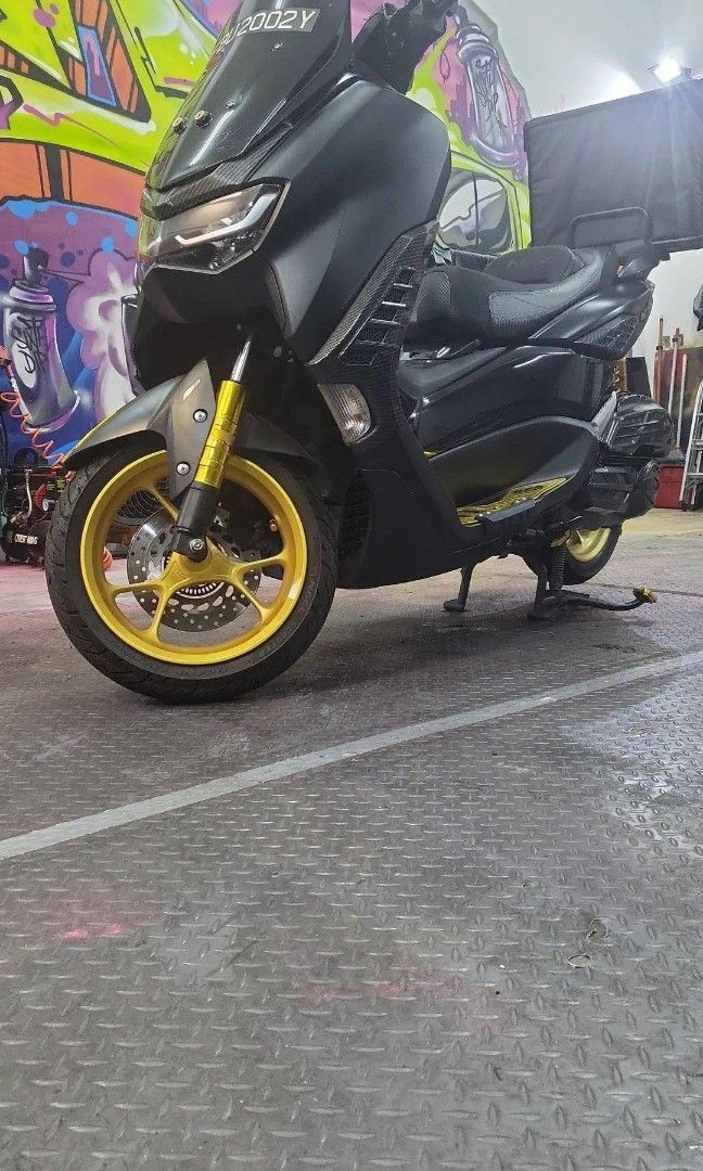 Aerox 155 / YAMAHA AEROX / NMAX / TMAX / XMAX / CANDY YELLOW / GOLD ...