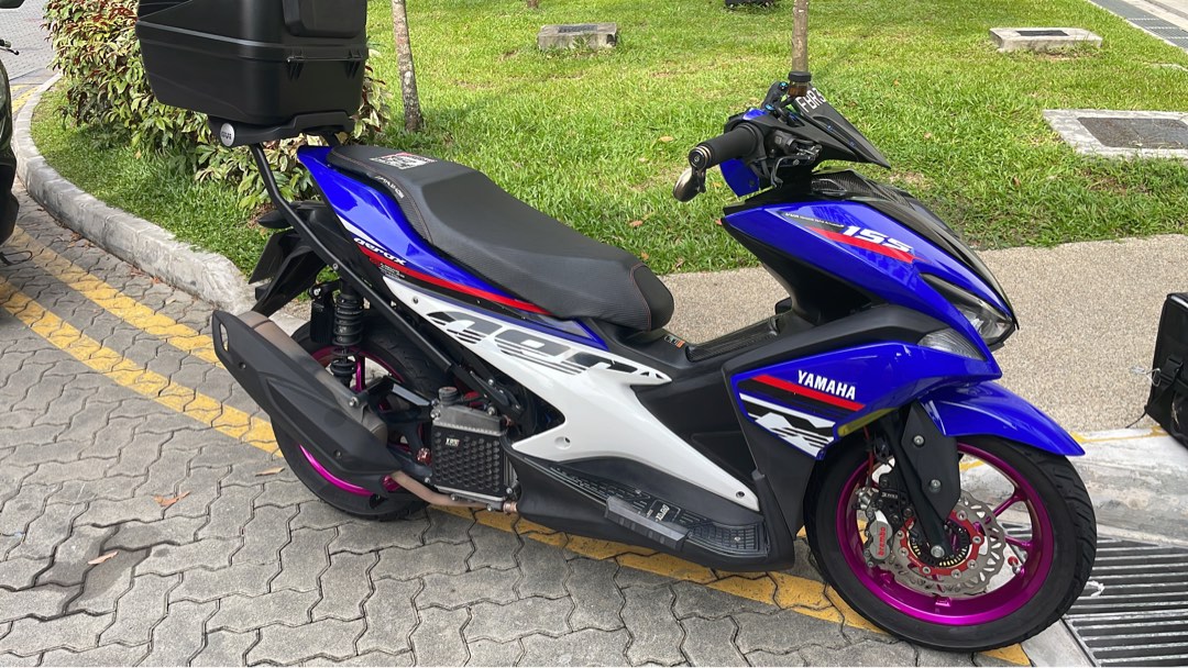 Aerox 2020, Motorcycles, Motorcycles for Sale, Class 2B on Carousell