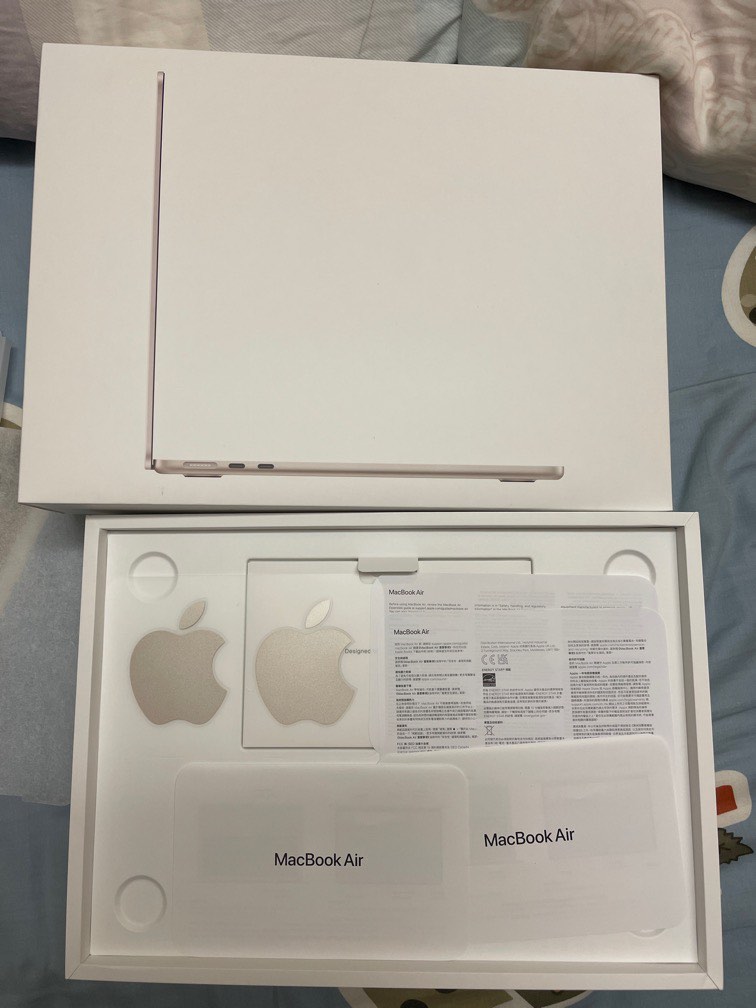 apple macbook air M2 starlight BOX ONLY, Computers & Tech, Laptops ...