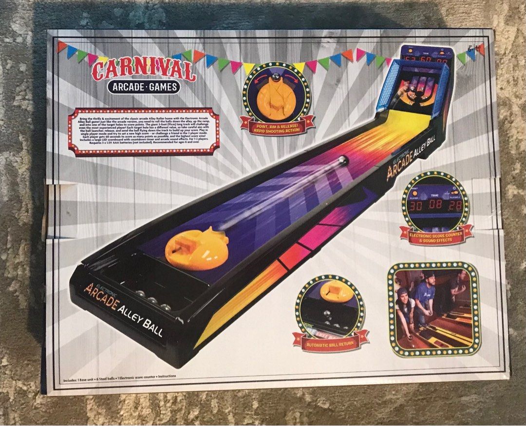 Arcade Alley Ball game - Carnival, Hobbies & Toys, Toys & Games on ...