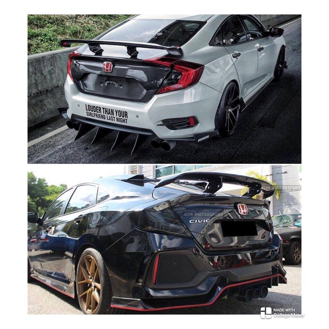 Assorted Gt-Wing design For Civic Mercedes BMW Toyota Honda , Car ...