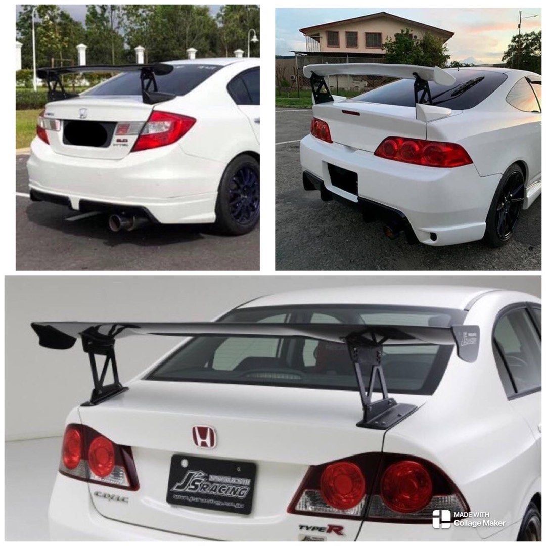 Assorted Gt-Wing design For Civic Mercedes BMW Toyota Honda , Car ...