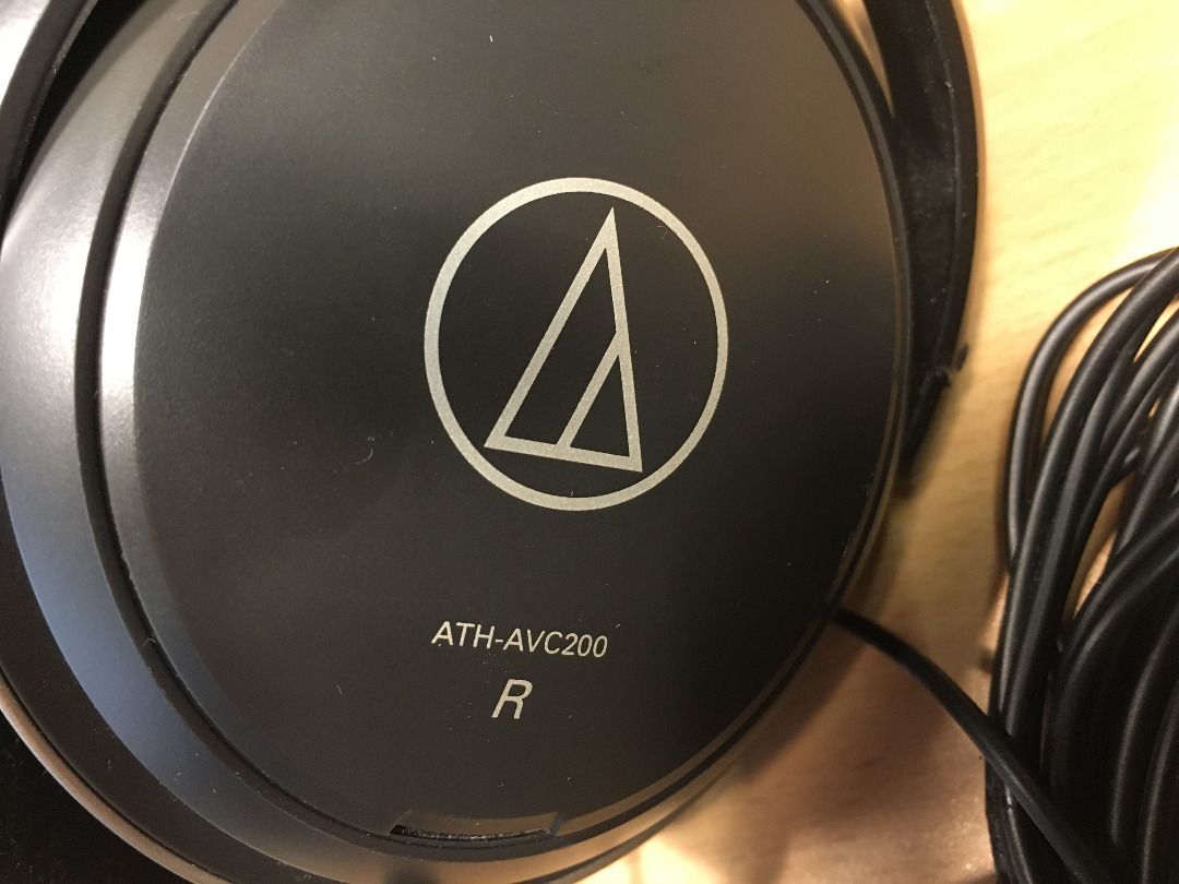 Audio-Technica ATH-AVC200 SonicPro Over-Ear Headphones, Audio ...