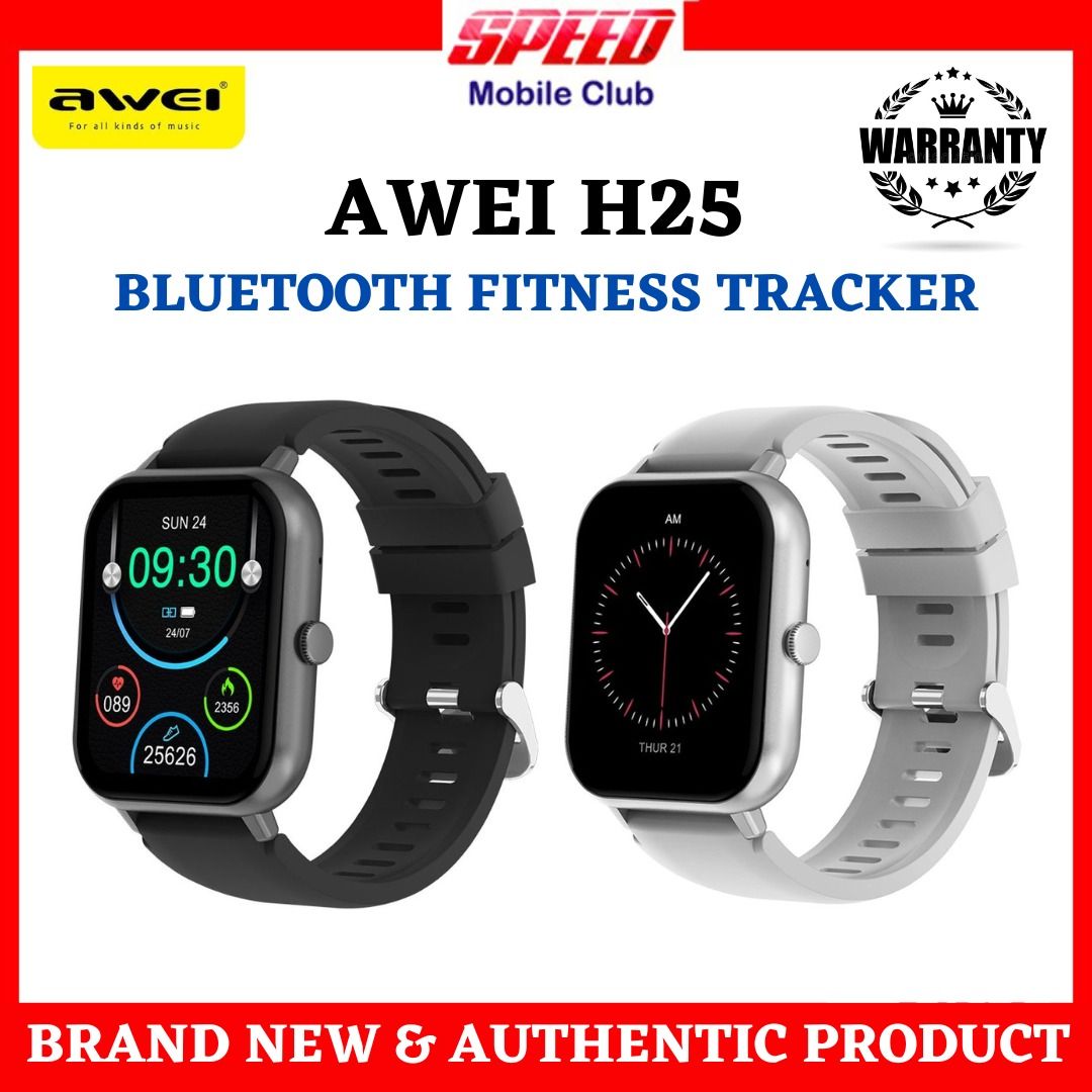 Awei H25 Smart Watch Wireless Bluetooth Fitness Tracker Long Battery ...