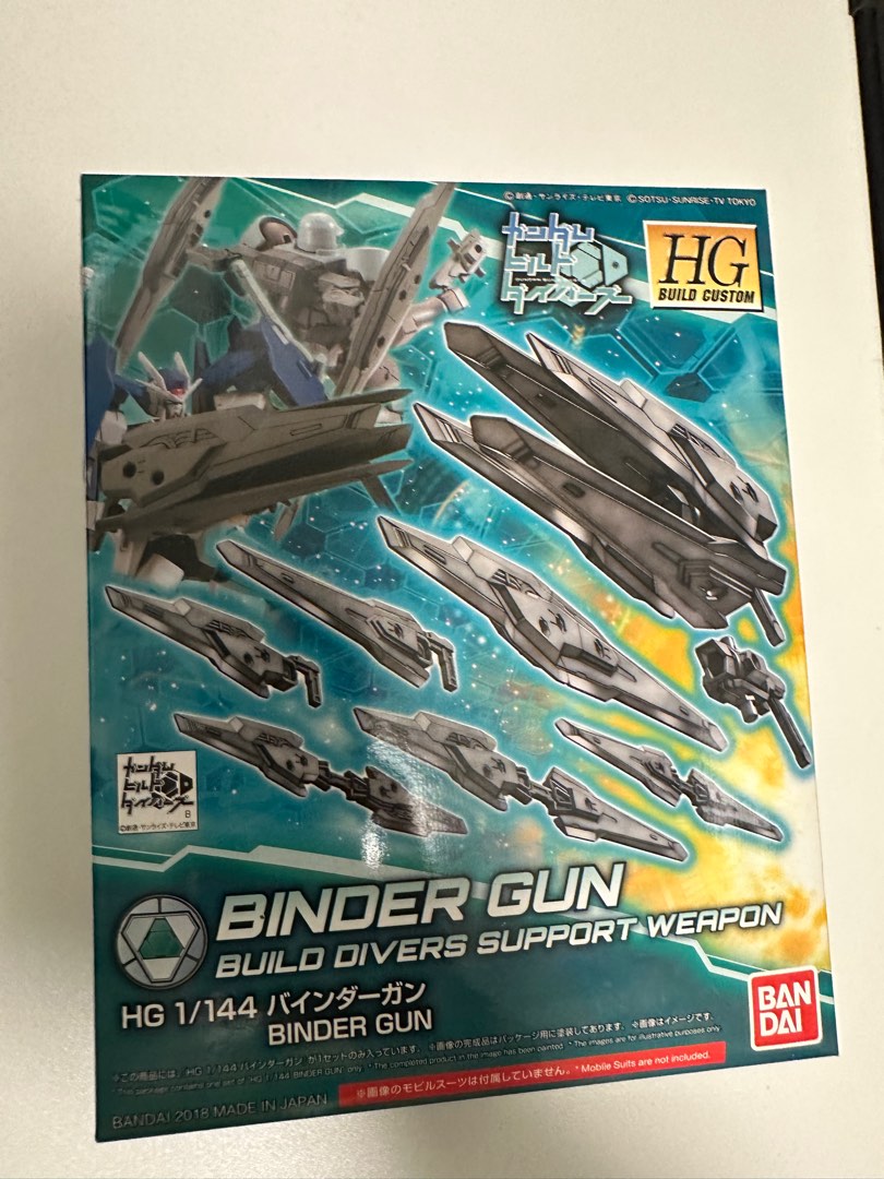 Bandai Gundam Build Divers Binder Gun, HGBC 高達, 興趣及遊戲, 玩具 & 遊戲類 - Carousell