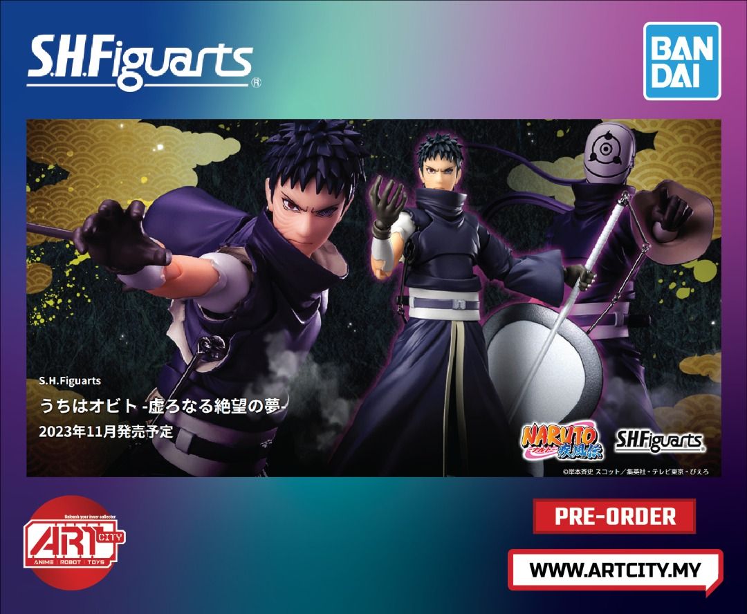 Bandai S.H.Figuarts - SHF Obito Uchiha - Hollow Dreams of Despair ...