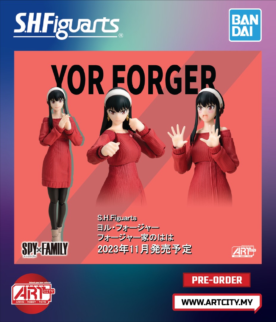 Bandai S.H.Figuarts - SHF Yor Forger - Mother of the Forger Family ...
