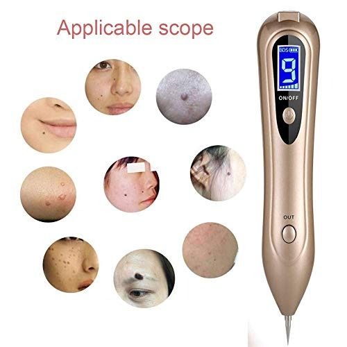 Beauty Sweep Spot Pen Kit Mole Dark Removal with LED Screen for Wart ...