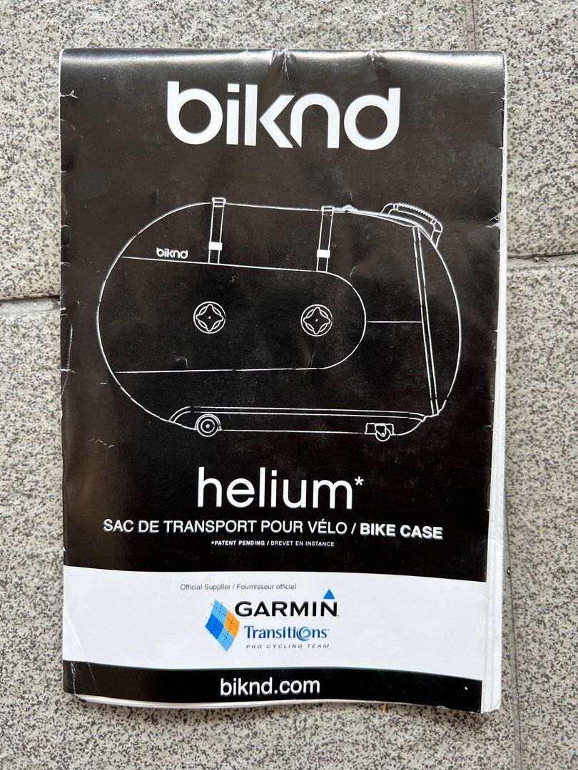 Bikend Helium Travel Case, Sports Equipment, Bicycles & Parts, Parts ...