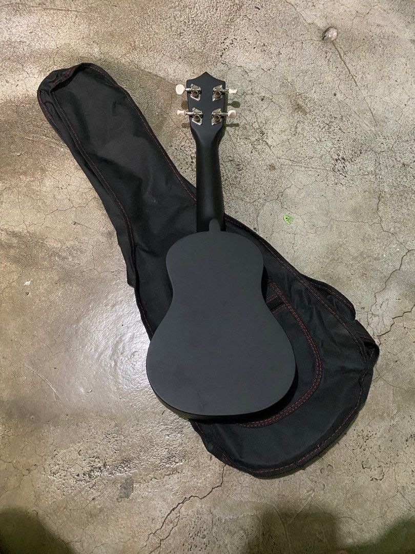 Black RJ Guitars Deluxe Ukulele Boracay on Carousell