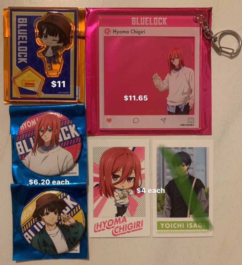 Blue Lock Merch, Hobbies & Toys, Memorabilia & Collectibles, Fan ...