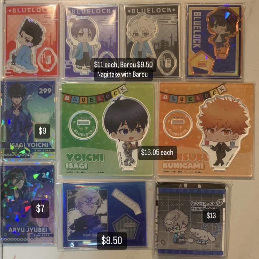 Blue Lock Merch, Hobbies & Toys, Memorabilia & Collectibles, Fan ...