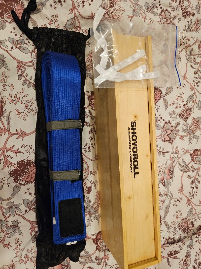 Bnib Shoyoroll Ultra premium Satin Belt (Blue) 2020 A1, Sports ...