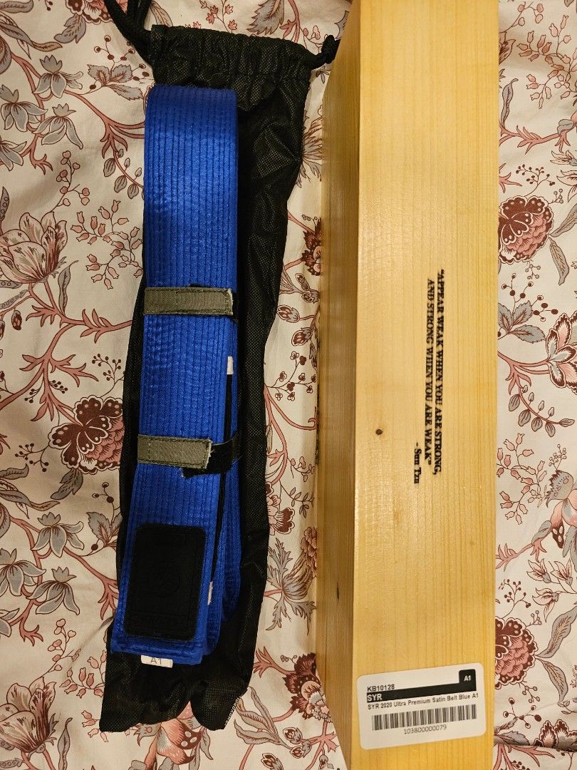 Bnib Shoyoroll Ultra premium Satin Belt (Blue) 2020 A1, Sports ...