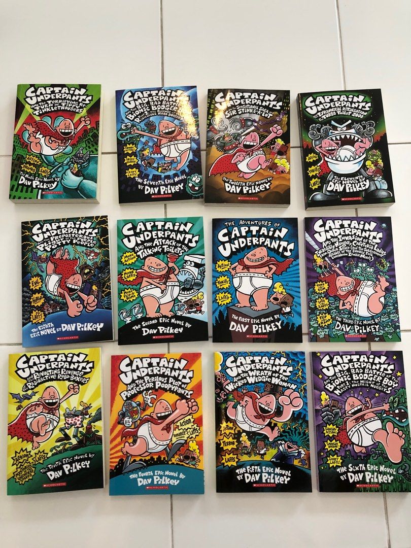 Brand new! Complete Captain Underpants Series, Hobbies & Toys, Books & Magazines, Children's ...