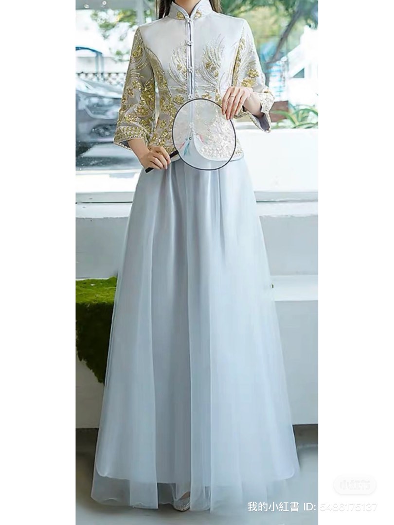 Bridesmaid dress/Chinese traditional set/cheong Sam , Women's Fashion ...