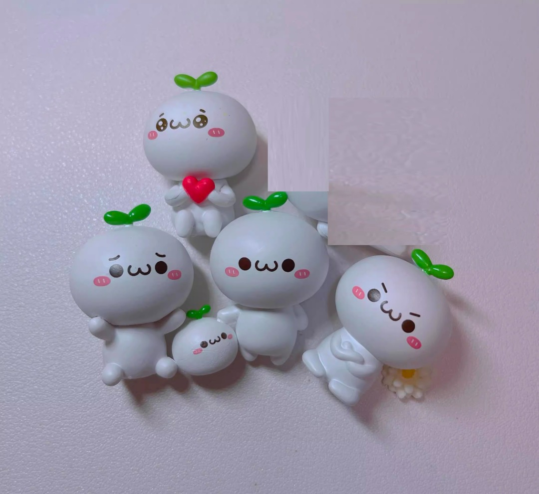 Budding Pop Figurines / Cake Topper (4 Pcs a Set), Hobbies & Toys, Toys ...