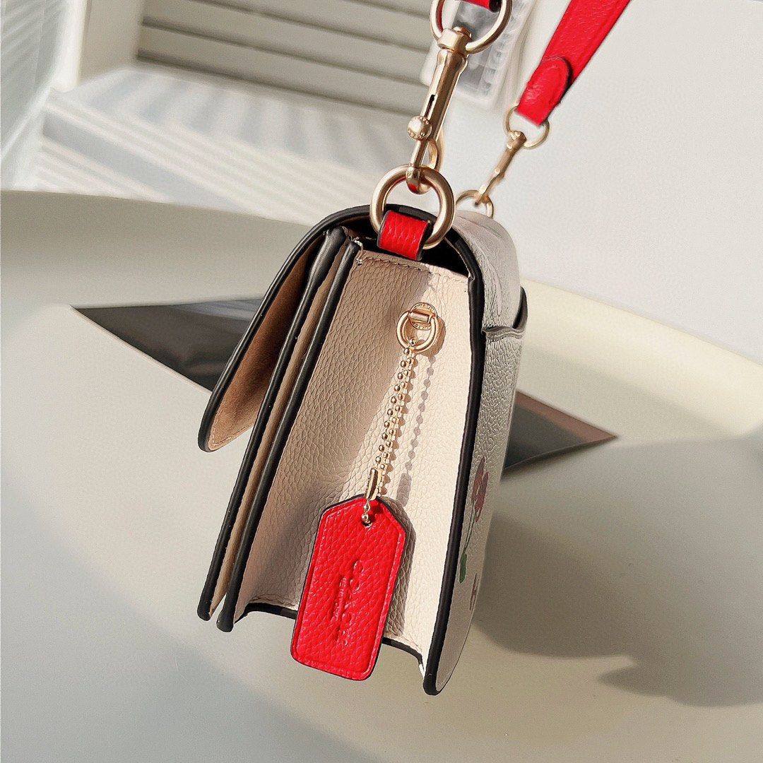 CA530 Coach Brynn Underarm Bag is a cute little cherry, Women's Fashion ...