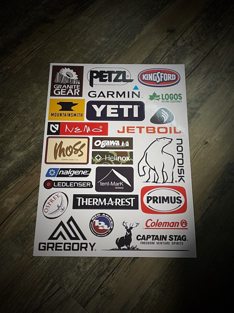 [Camping stickers] Mystery ranch/snow peak/GoPro PVC stickers, Hobbies ...