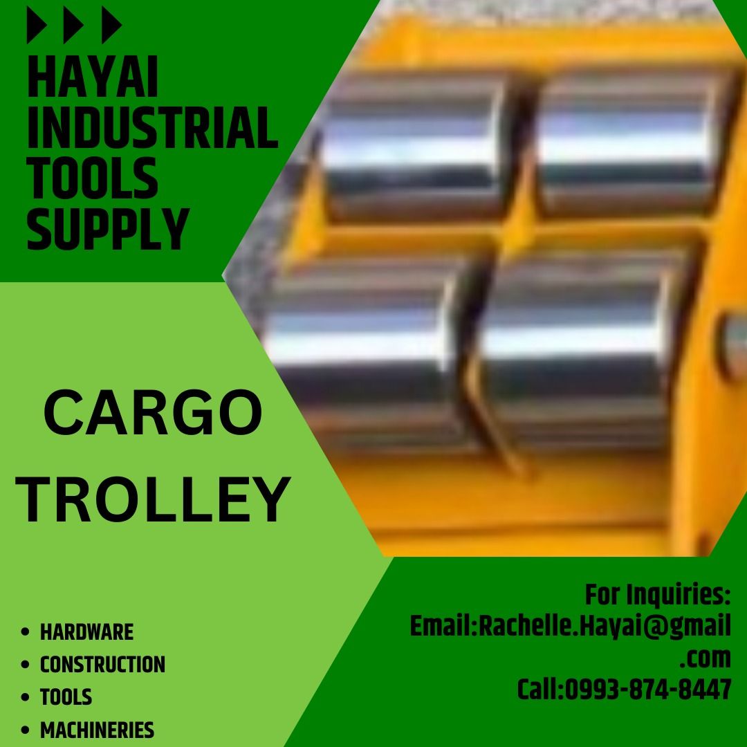 CARGO TROLLEY, Commercial & Industrial, Industrial Equipment on Carousell