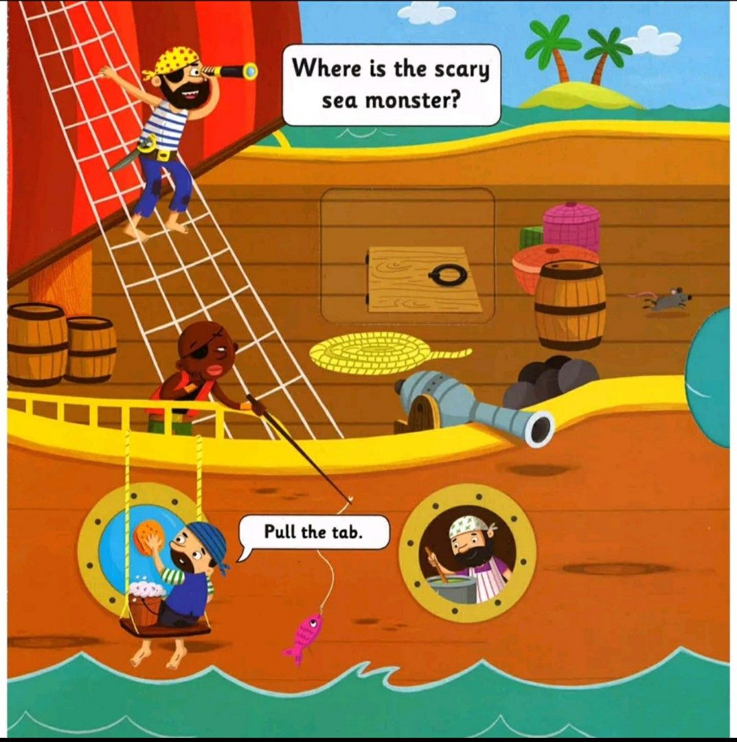 Children book- Pirate Ship interactive adventures, Hobbies & Toys ...
