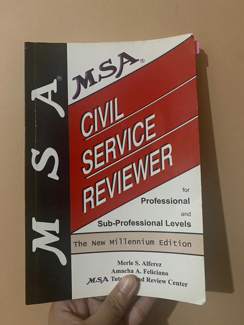 CIVIL SERVICE REVIEWER, Hobbies & Toys, Books & Magazines, Textbooks on ...
