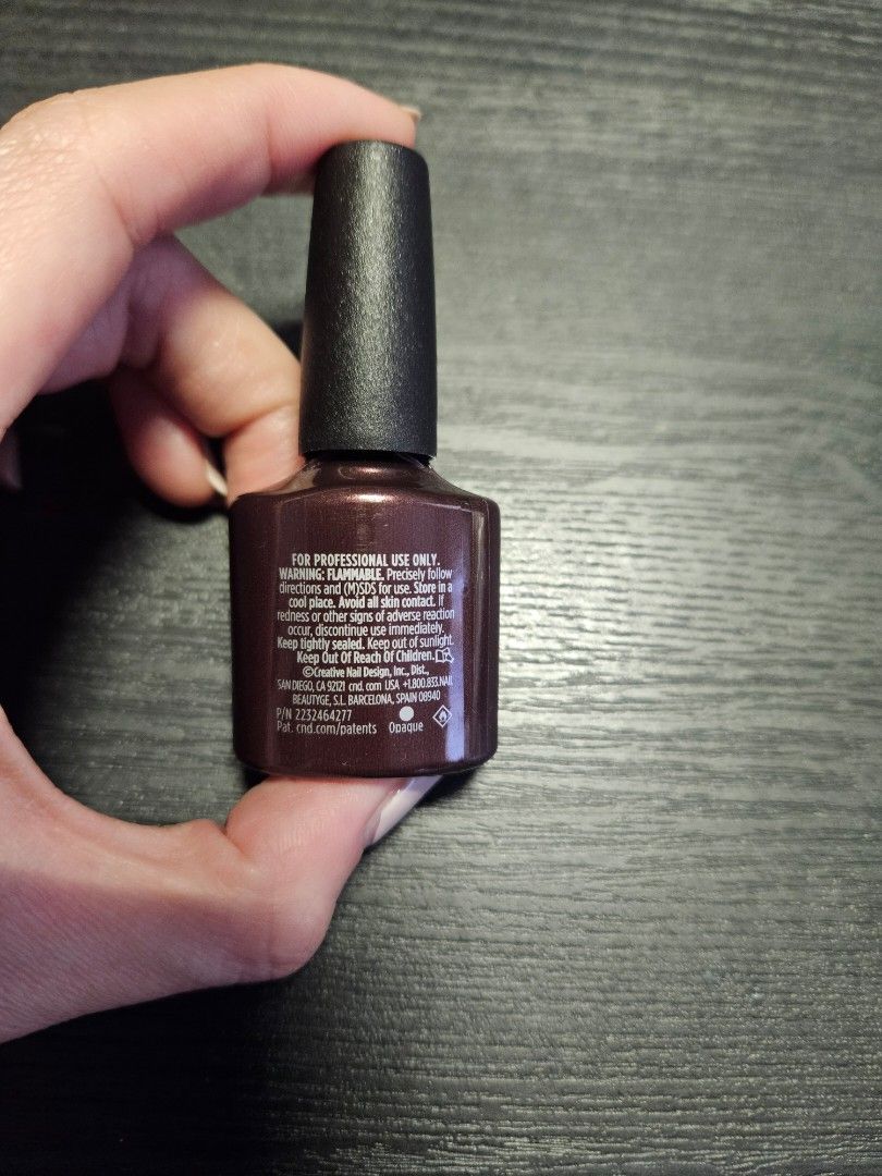 CND Shellac Gel Polish Cuppa Joe, Beauty & Personal Care, Hands & Nails ...