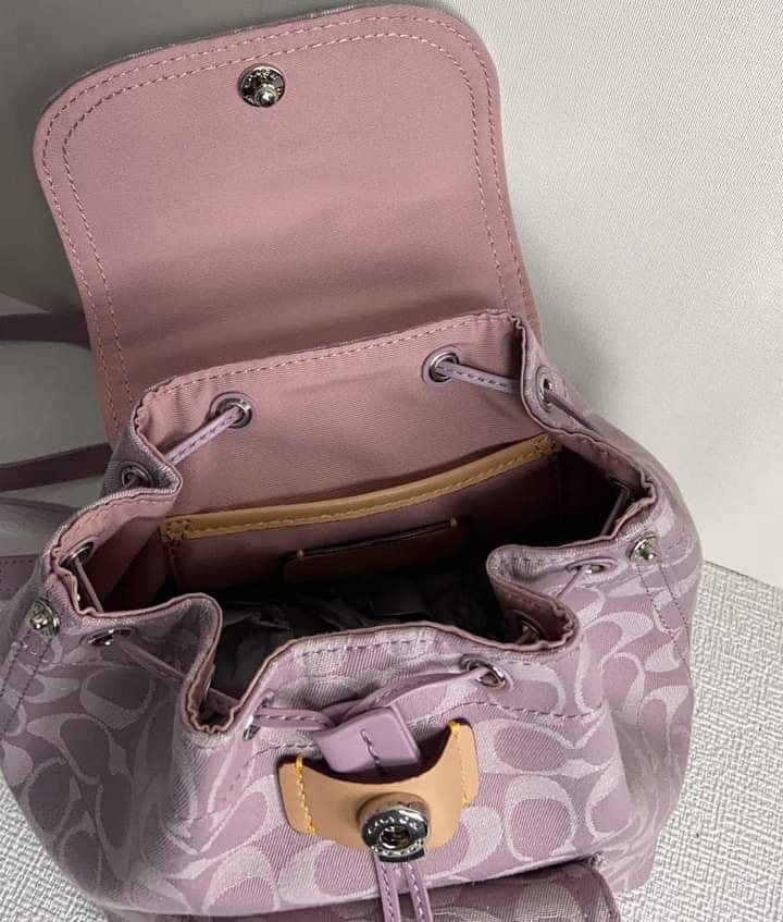 COACH MINI RIYA BACKPACK 21 IN SIGNATURE DENIM - P 3500 on Carousell