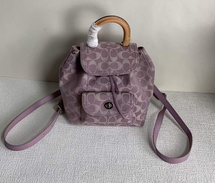 COACH MINI RIYA BACKPACK 21 IN SIGNATURE DENIM - P 3500 on Carousell