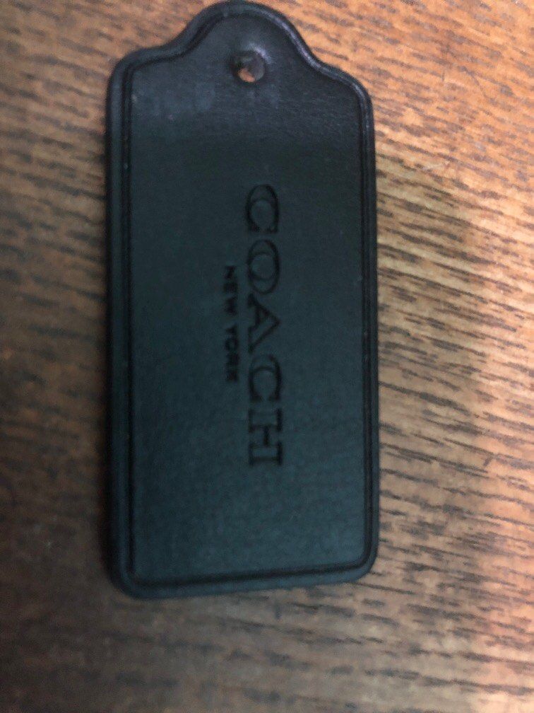 Coach name tag, Luxury, Bags & Wallets on Carousell