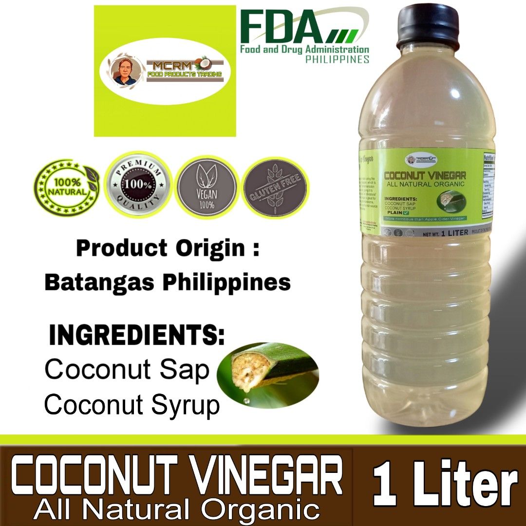 Coconut Vinegar Plain - All Natural Organic ( Sukang Tuba) on Carousell