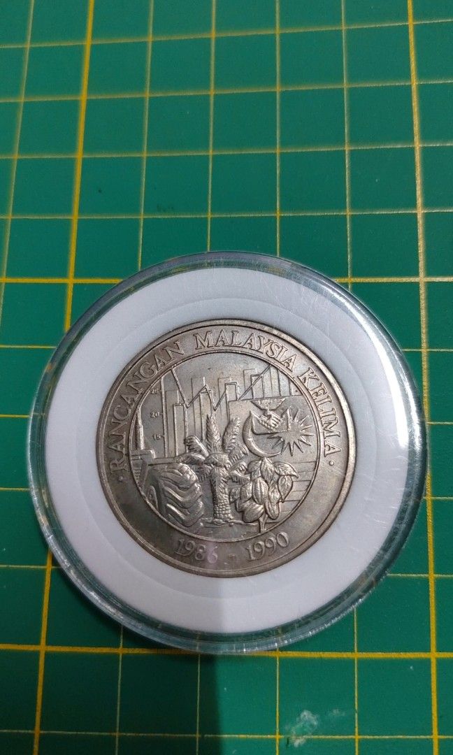 Coin lama rm1 rancangan malaysia kelima, Hobbies & Toys, Collectibles ...