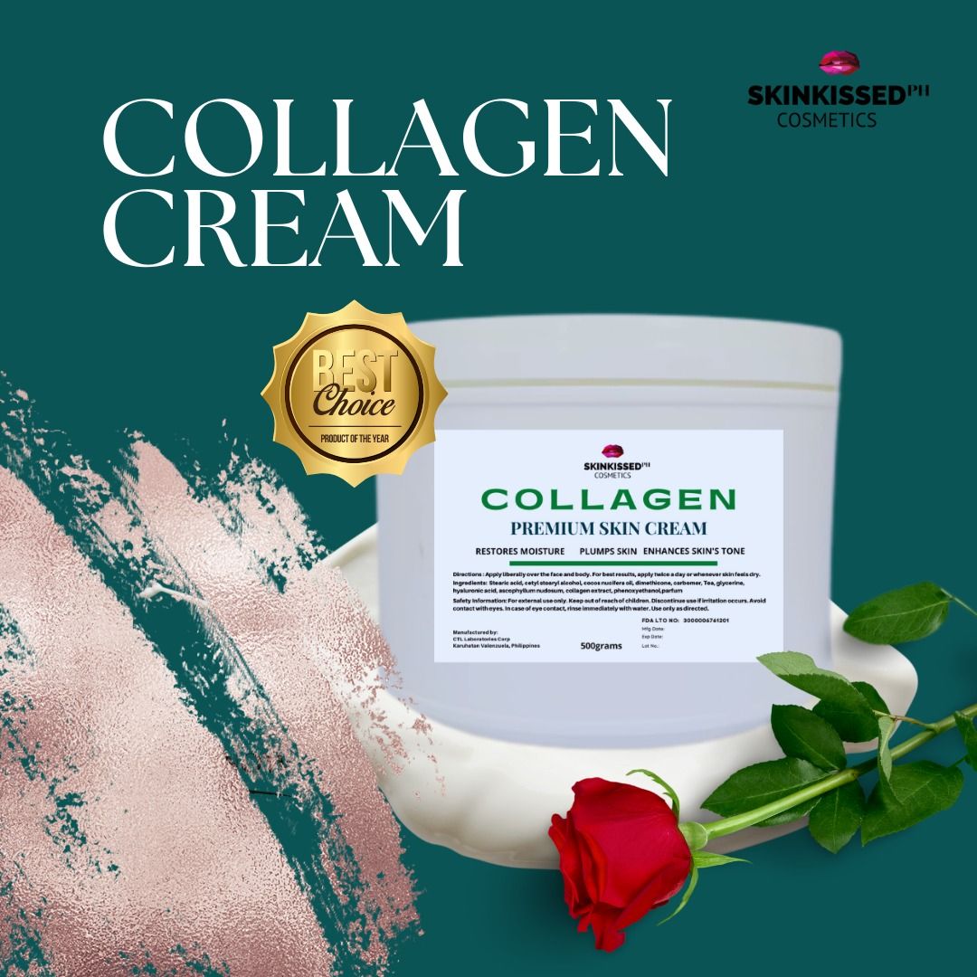 Collagen cream - firming, restore moisture, plumps skin, enhances skins ...