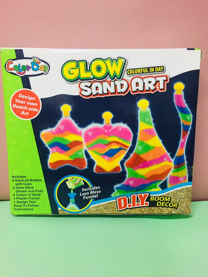Color Day Glow Sand Art Kit on Carousell