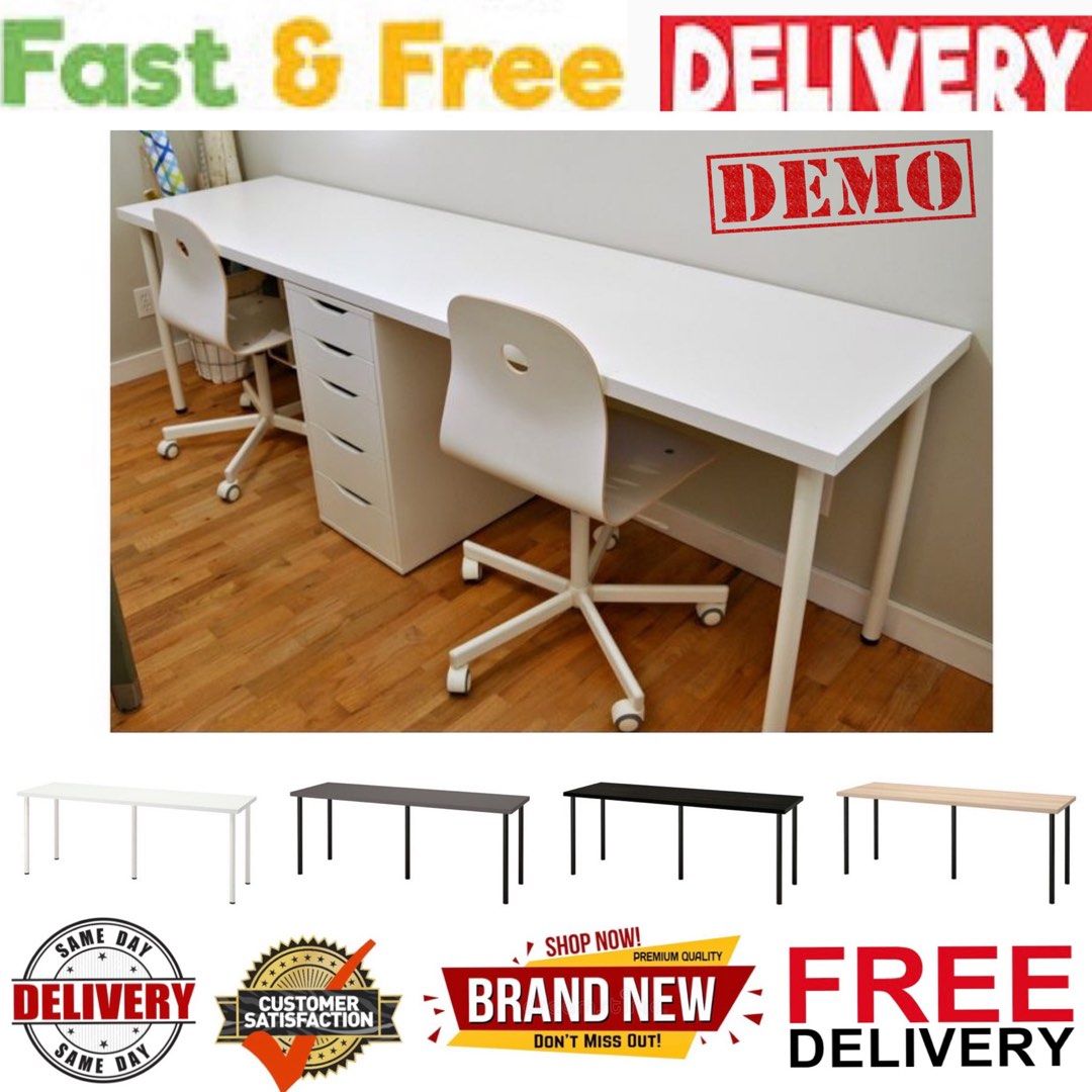 Computer table office table work table Study Table 2 person work ...